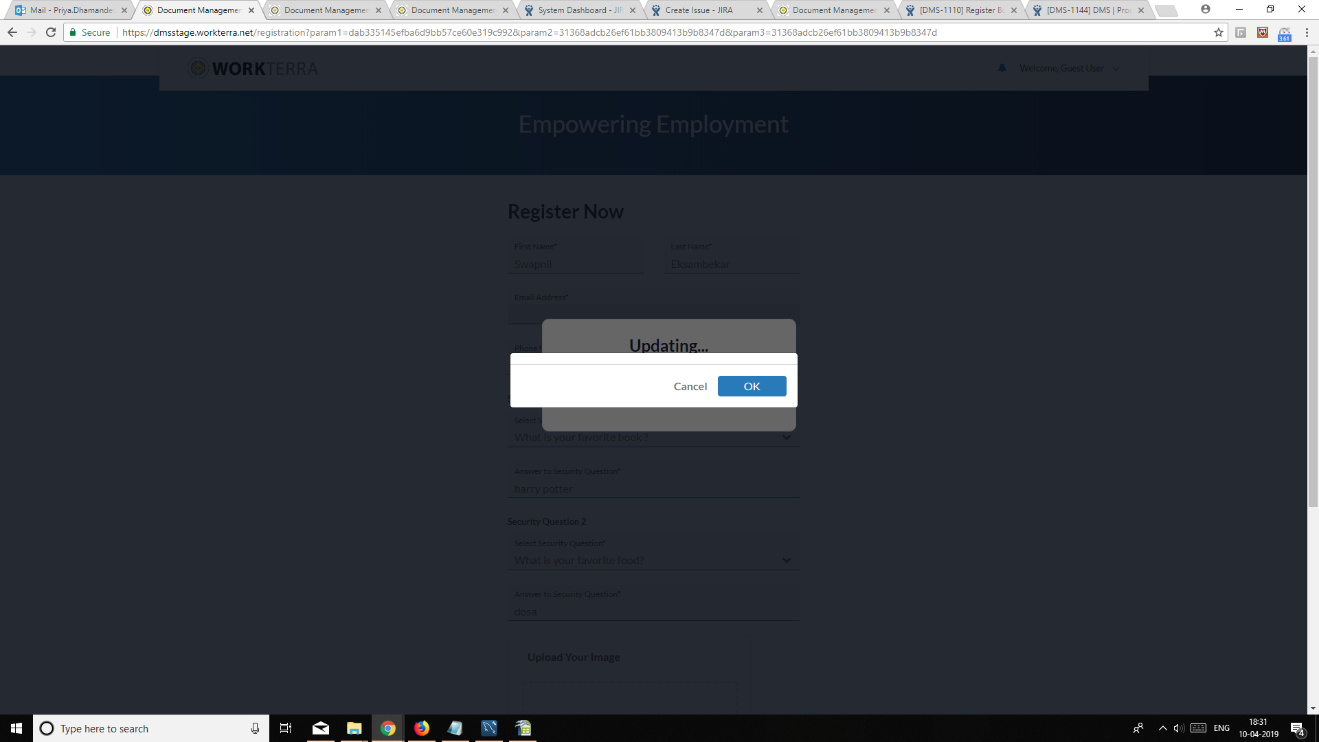 Dms 1164 Dms Registration Decline Flow Workterra Jira